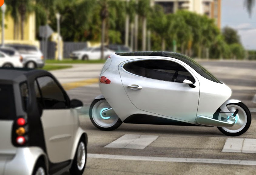 smart car image: Electric Motorcycle Smart Motors