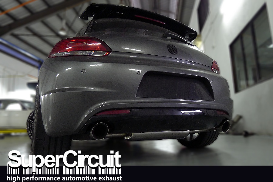 SUPERCIRCUIT Exhaust Pro Shop: Volkswagen Scirocco 1.4TSI Axle-back ...