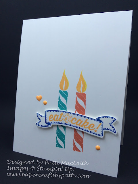 Papercrafts by Patti: Colorful Happy Birthday Banner