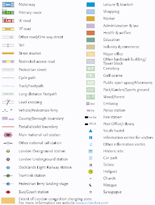 First Blog!: Key to the map