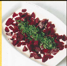 المطبخ العربى: سلطة الشمندر بالطحينة