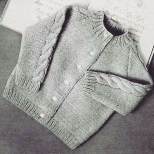 Beautiful Skills - Crochet Knitting Quilting : Knitted Raglan Cardigan ...