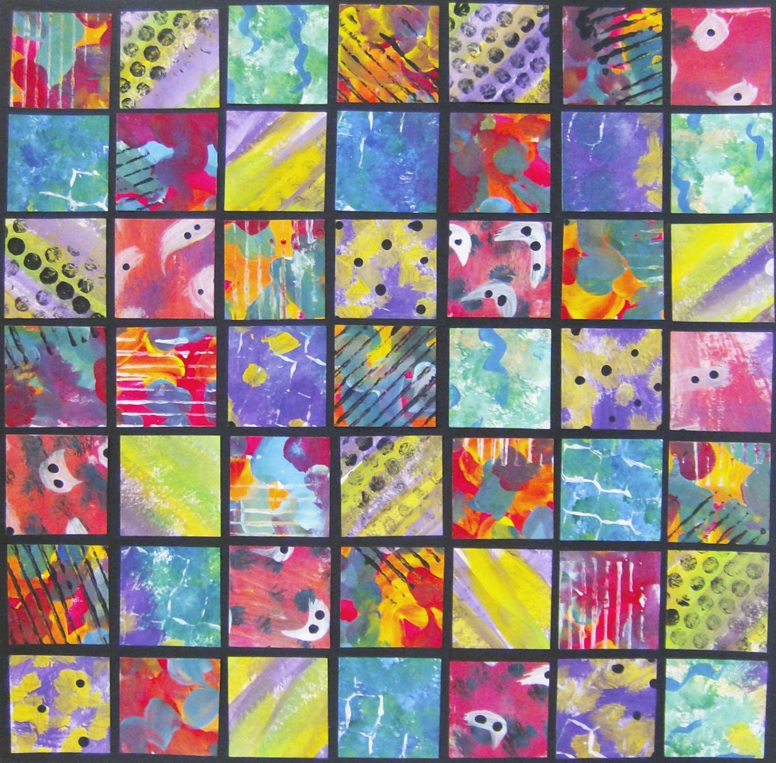 Blackfoot Art Center: Cool Colorful Cutout Collage!