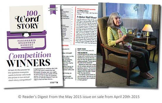 J Carmen Smith: Winning the Reader's Digest 100 Word Story Competition