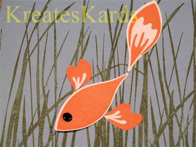 KreatesKards: Punch Art Fish Card Tutorial