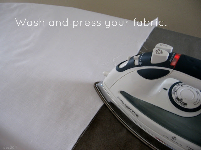 Pickup Some Creativity: Sew-Along Day 1, Cutting out the pattern pieces