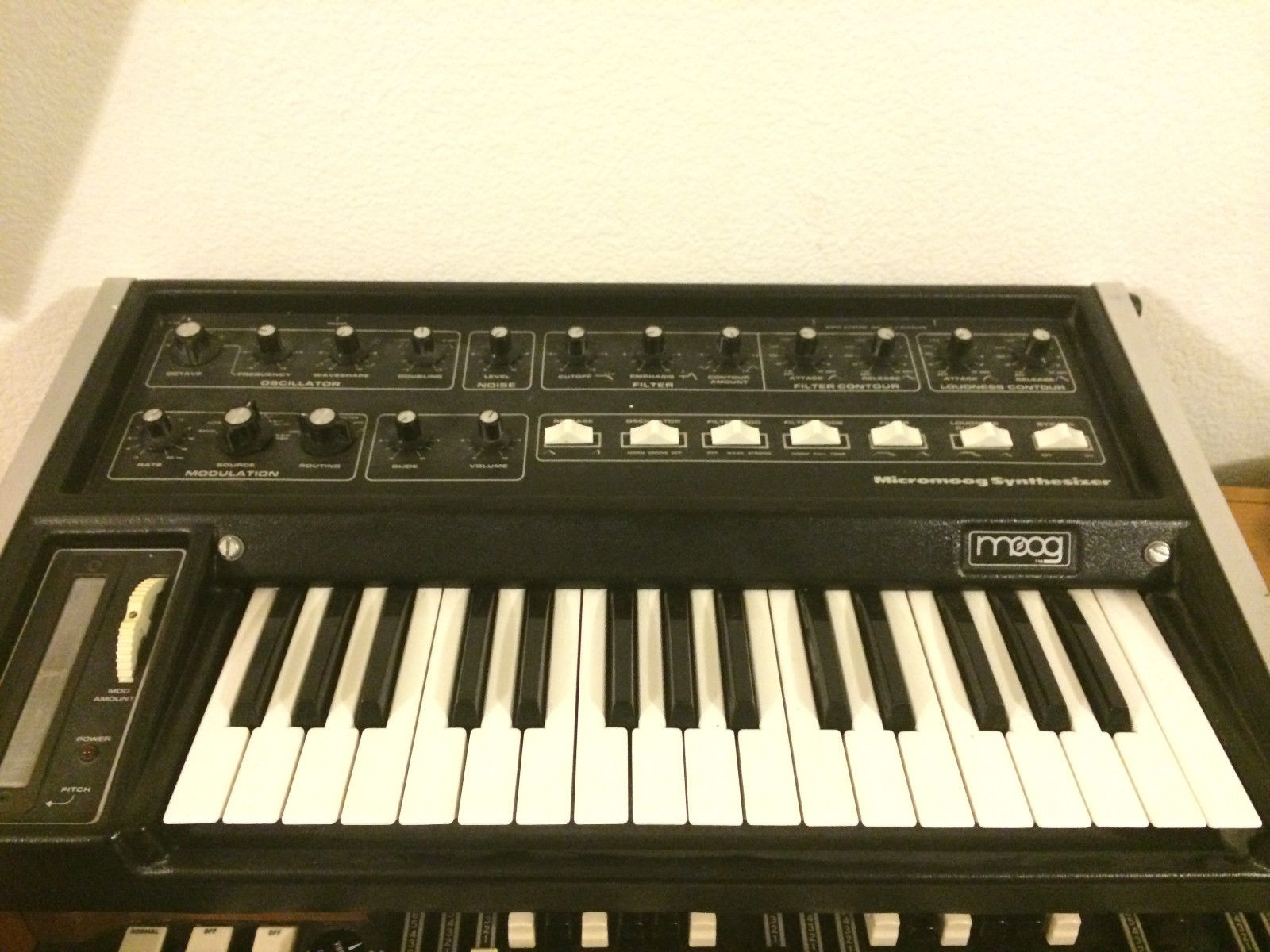 MATRIXSYNTH: Moog MicroMoog Vintage Analog Synthesizer SN 4005