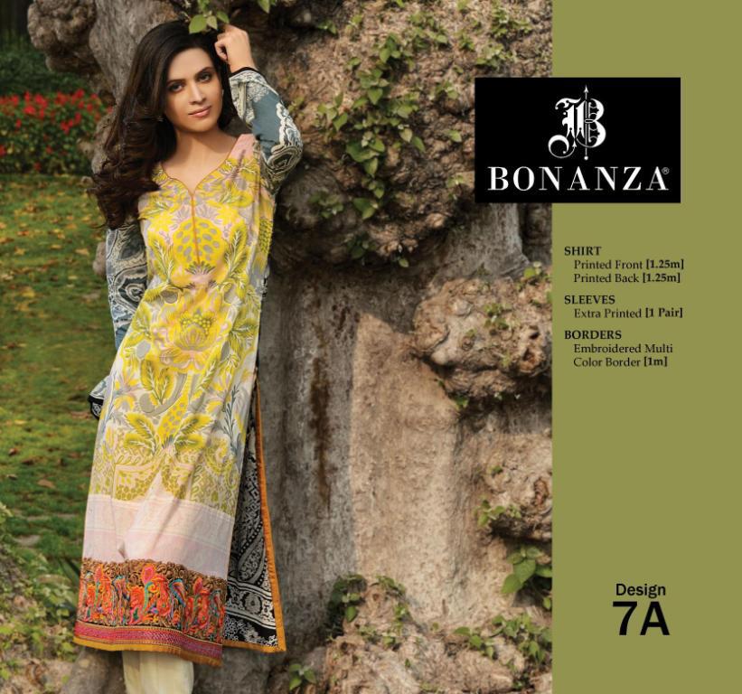 Bonanza's Summer Embroidered Lawn Magazine 2013 - Pakistani Suits ...