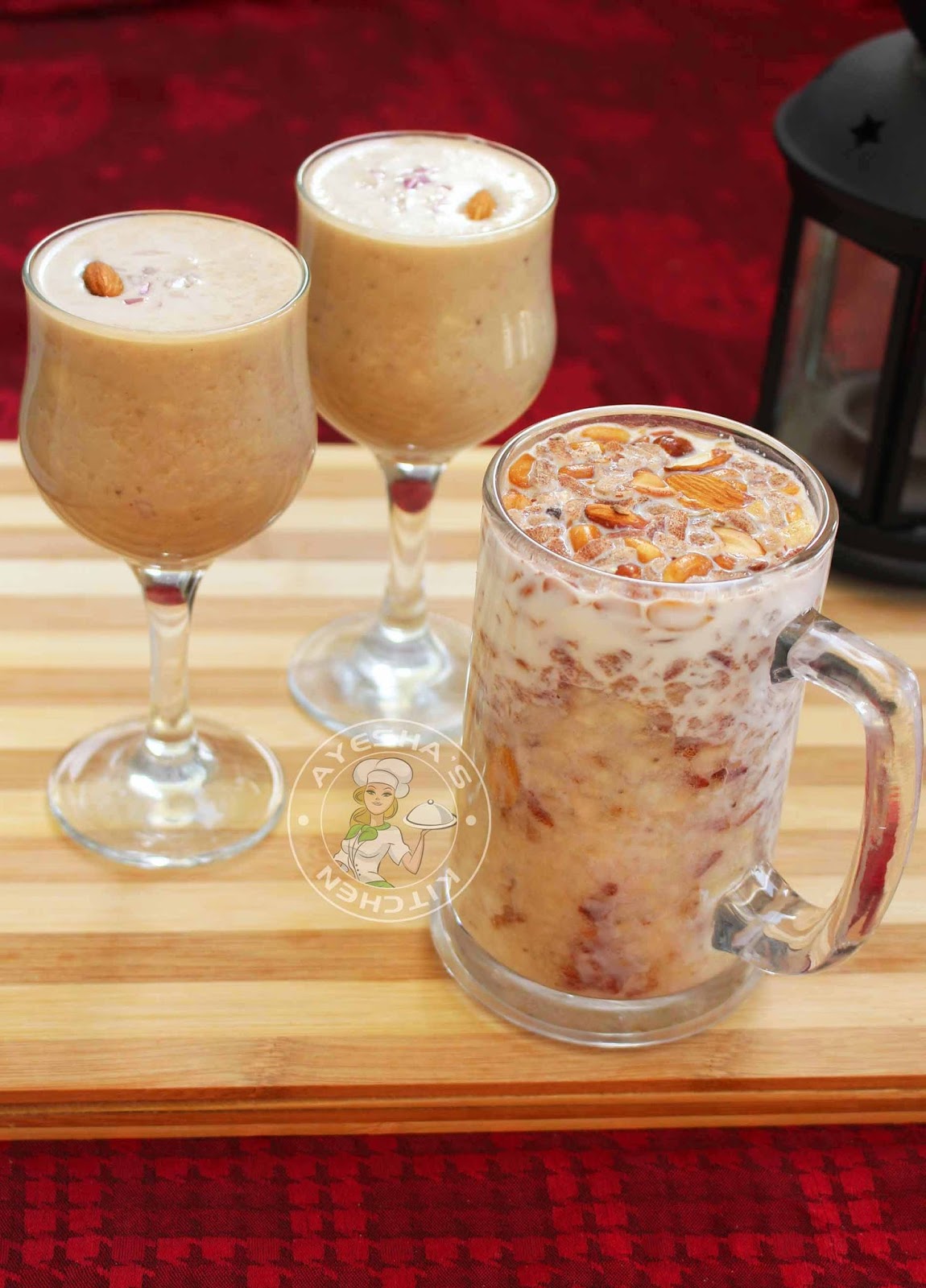 MALABAR PAAL PIZHINJATH AND AVAL MILK SHAKE - BANANA MASH COCONUT MILK ...