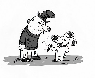 David Kantrowitz - Art Blog: Hobo & Dog