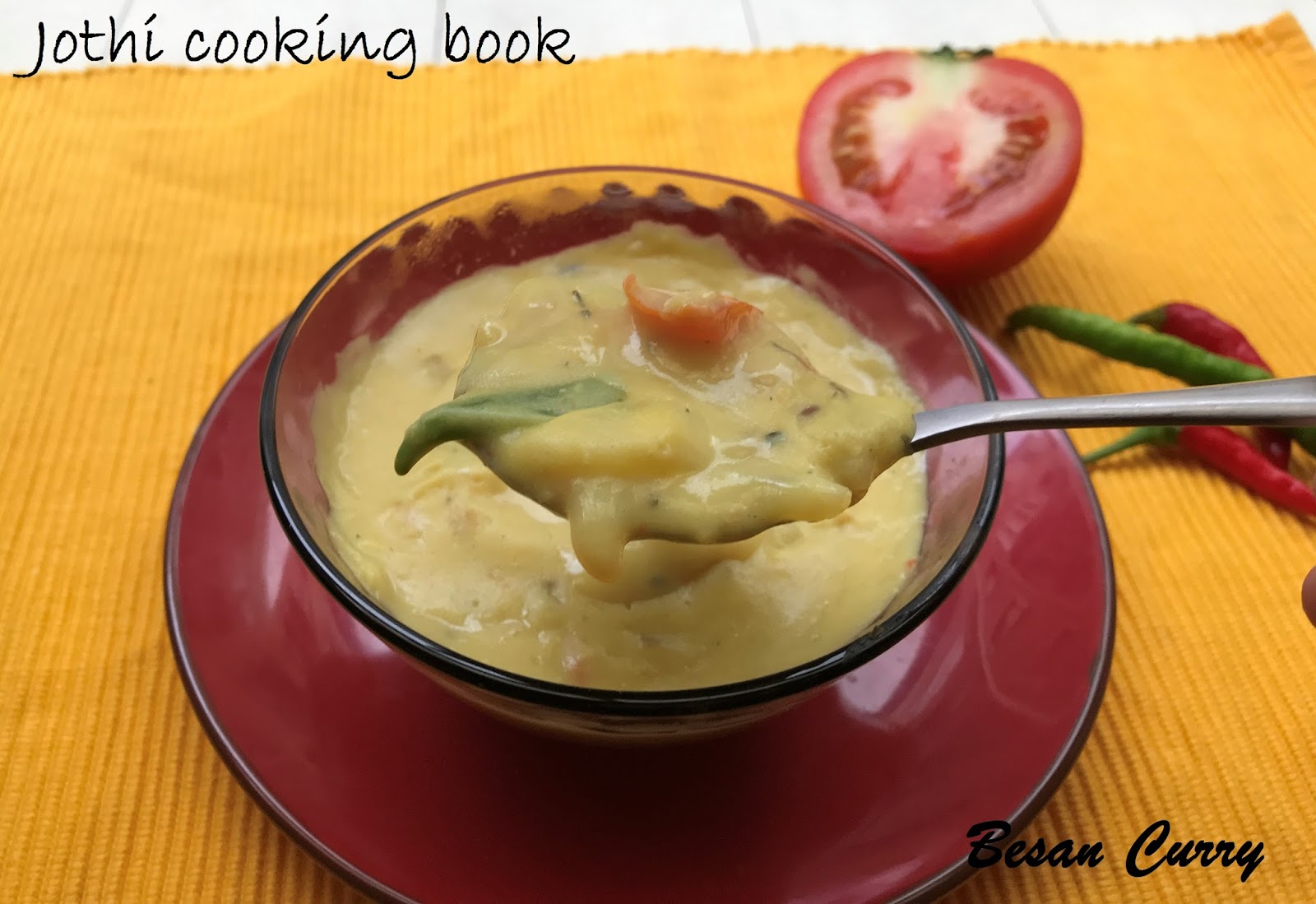 Jothi Cooking Book: Besan Curry