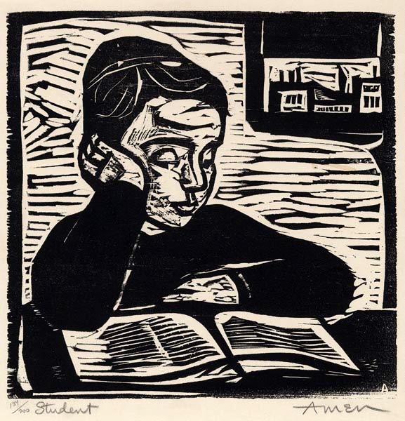 ART & ARTISTS: Irving Amen – woodcuts