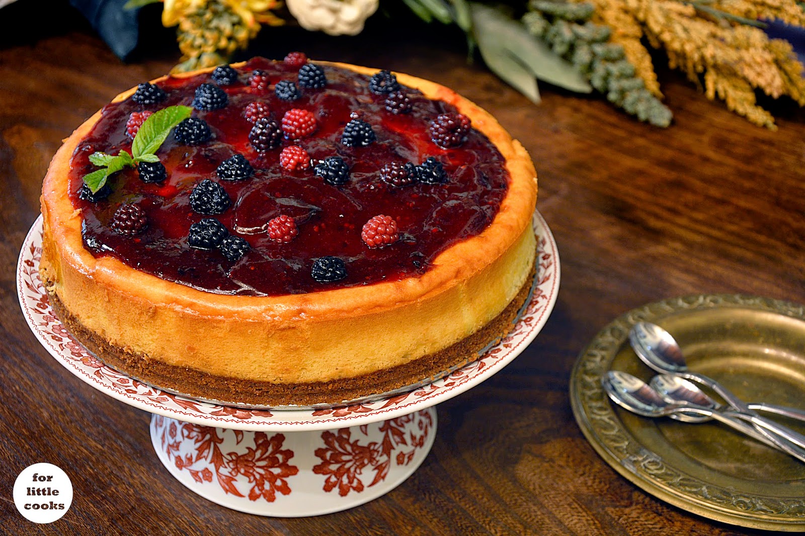 For Little Cooks - Recetas para todos: Cheesecake de frutos rojos