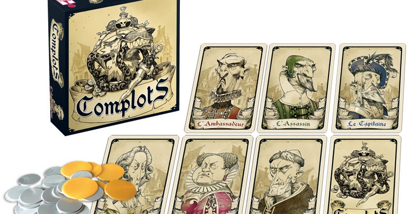 Complots (jeu de bluff et de stratégie)(2 à 8 joueurs)
