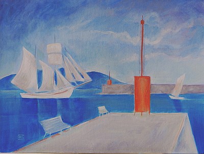 ARIS KALAFATIS - Paintings
