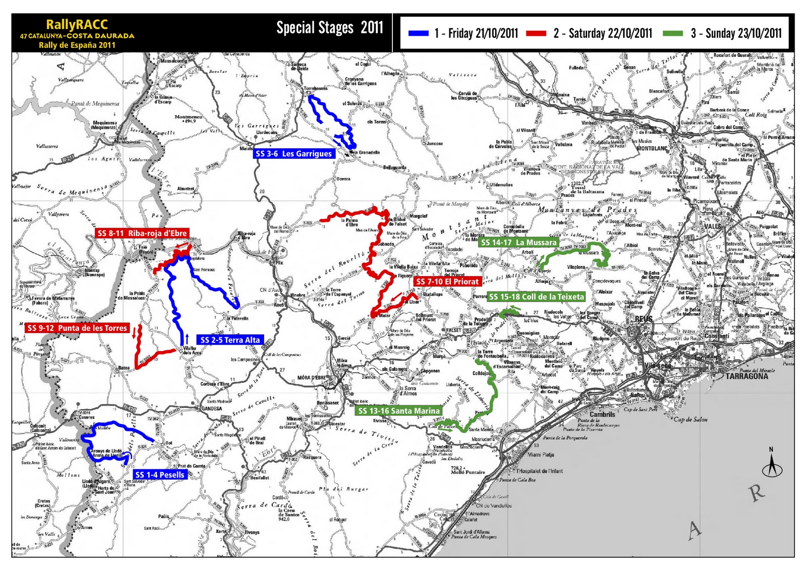 Vive el Rally: 47 Rally RACC Catalunya - Costa Daurada 2011