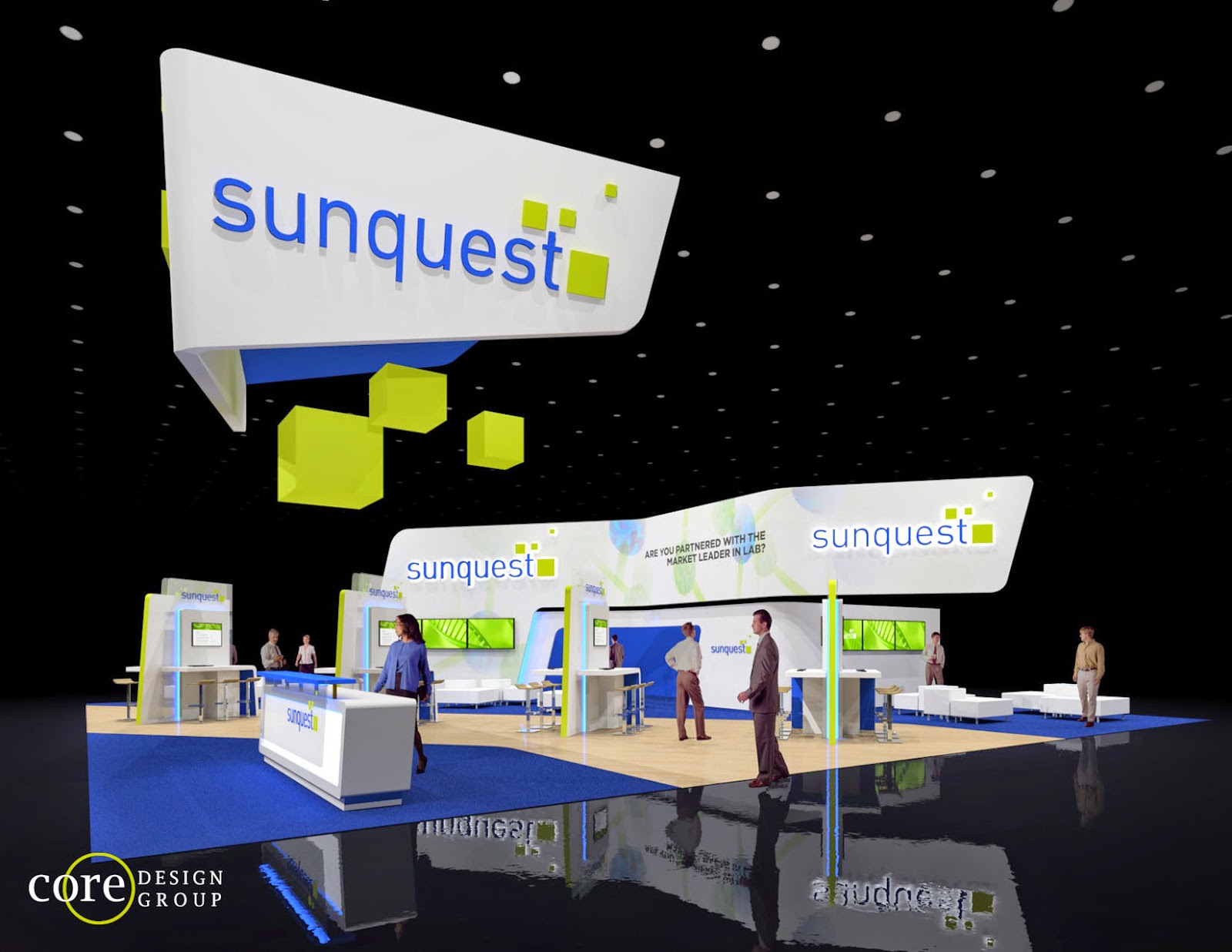 Sunquest 60' x 60' Island Exhibit: HiMSS - Core Design Group
