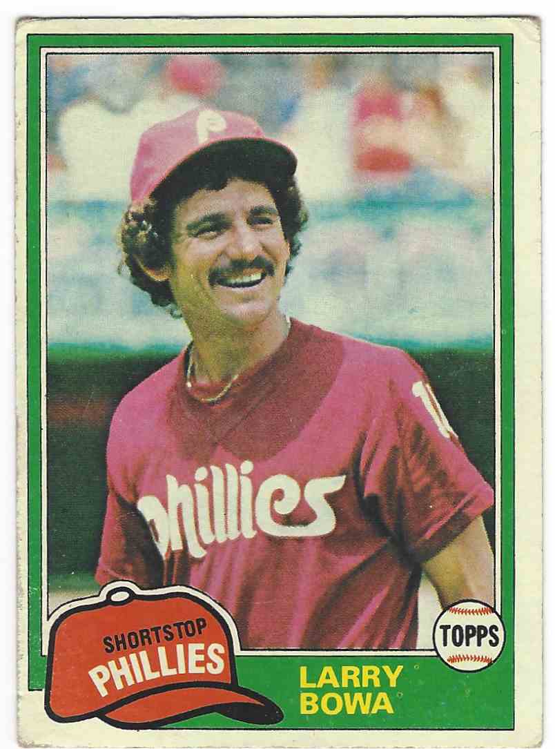 Baseball Cards Come to Life!: 1981 Topps Larry Bowa