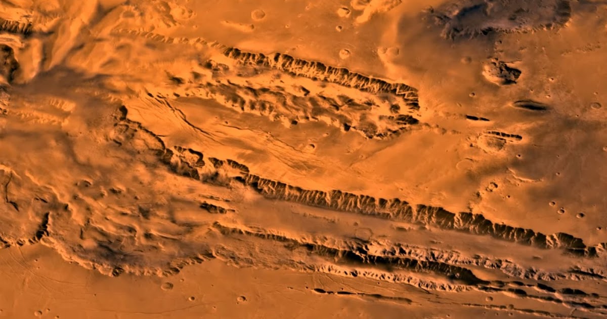 'Valles Marineris' The Largest Canyon On Planet Mars - Space Exploration