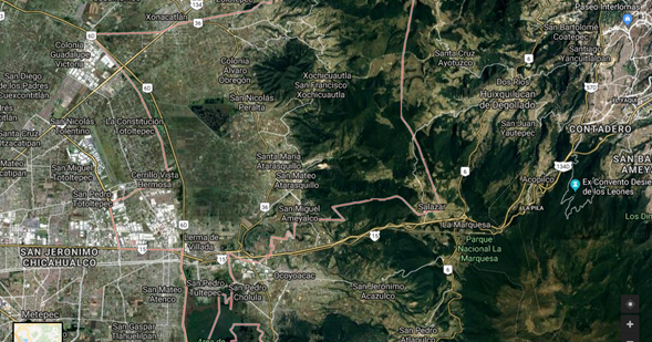 Mapas Satelitales de Municipios del Estado de México.