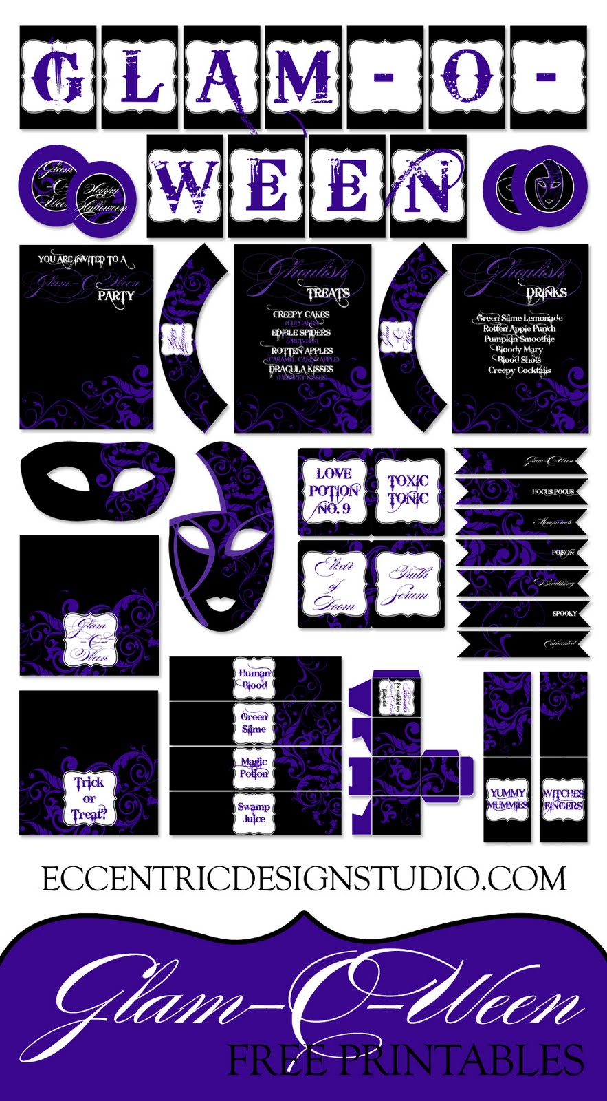 Eccentric Designs by: Latisha Horton: { Freebie Alert } - Glam O Ween ...
