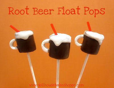 Root Beer Float/Root Beer Mug Marshmallow Pops - The Lindsay Ann
