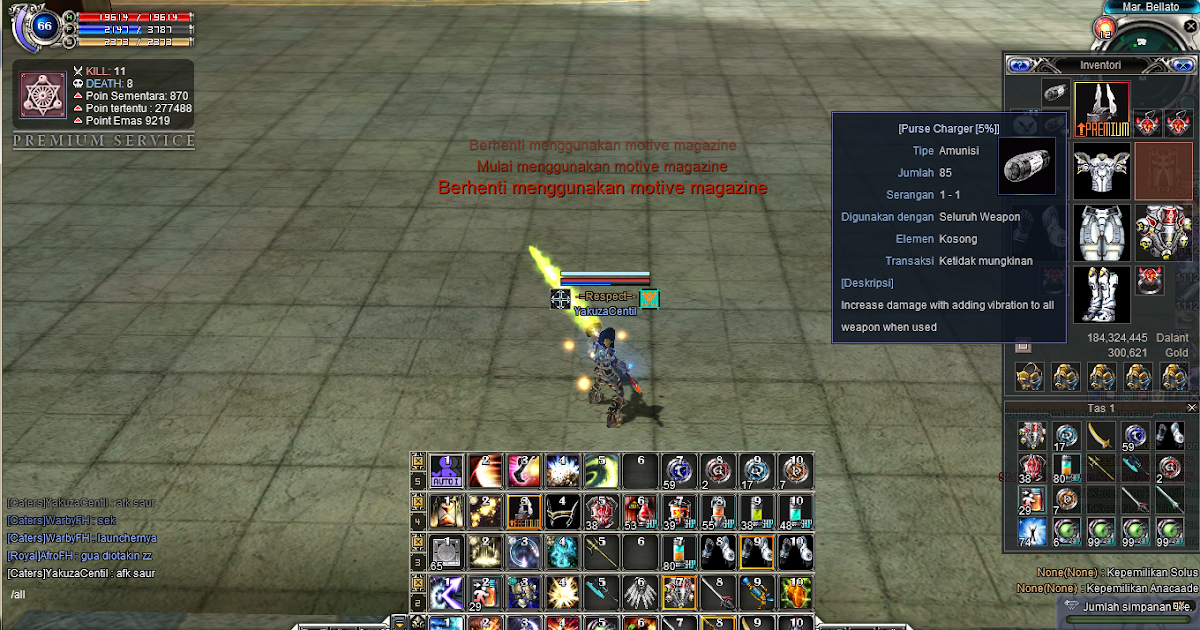 Cara menggunakan Purse charger 5% Rf online