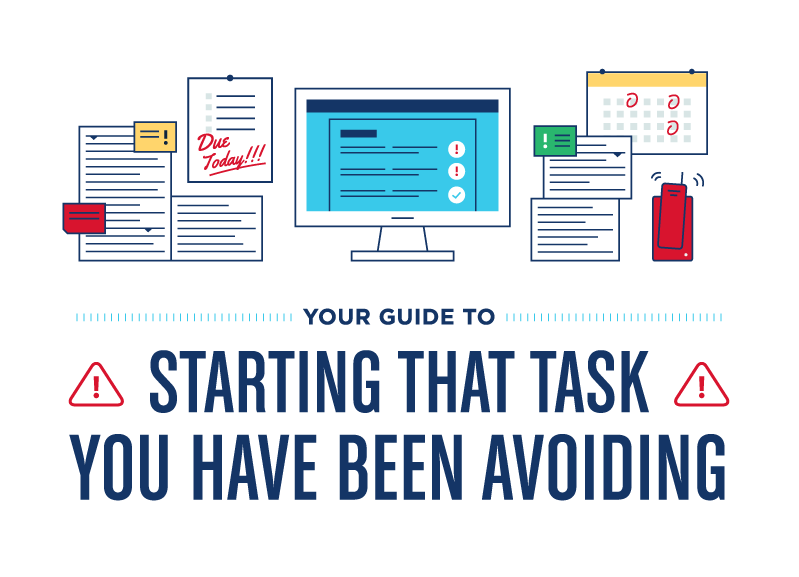 How to stop wasting time and get on with that job (infographic ...