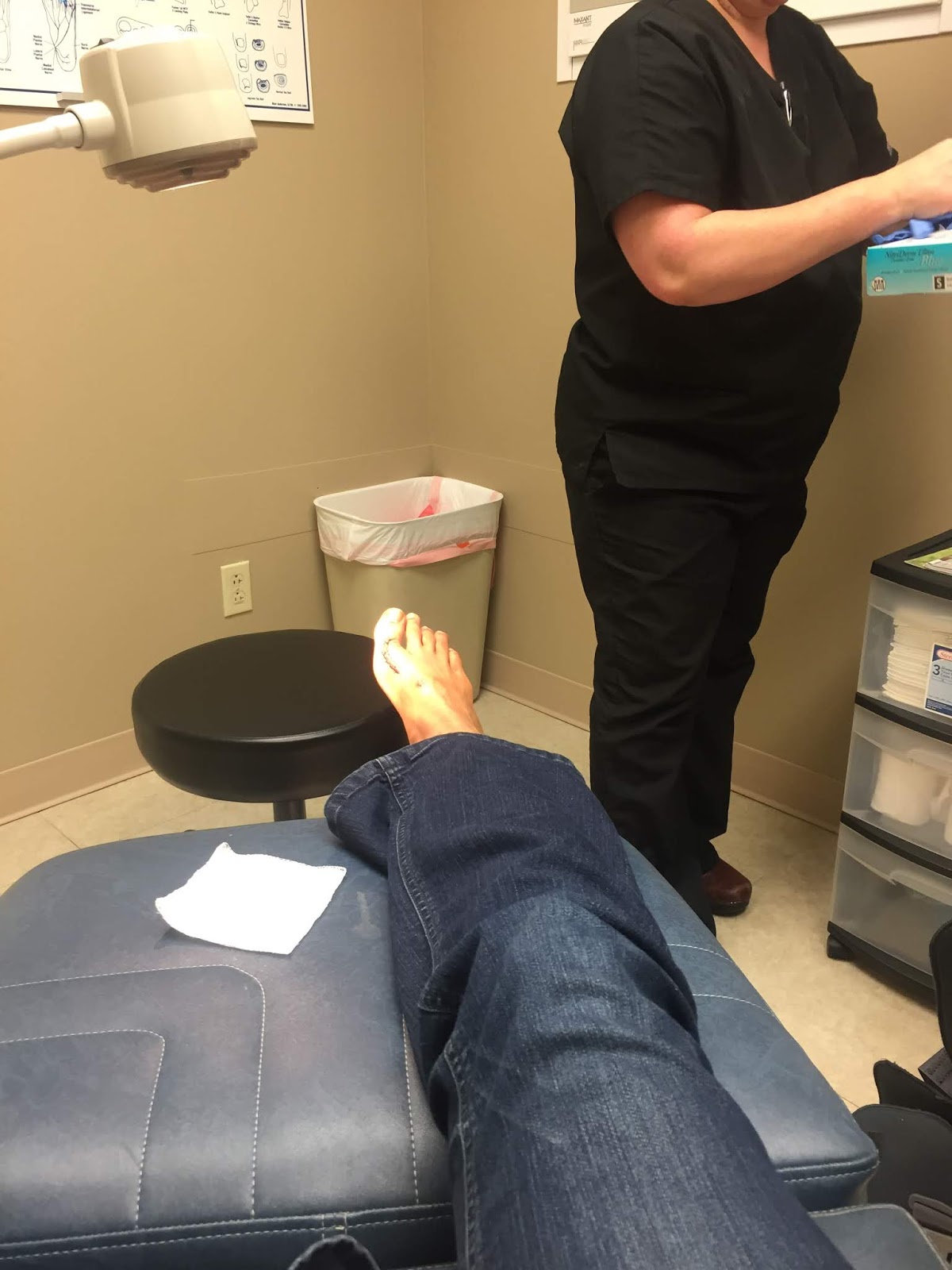 All About My 1st MPJ Foot Fusion: Week 2 (Part 2): Doctor's Office