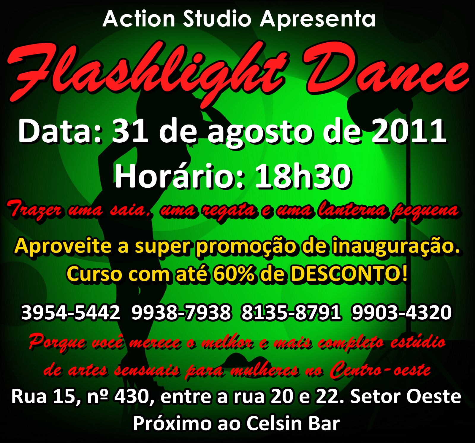 Action Studio: Curso de Flashlight Dance!