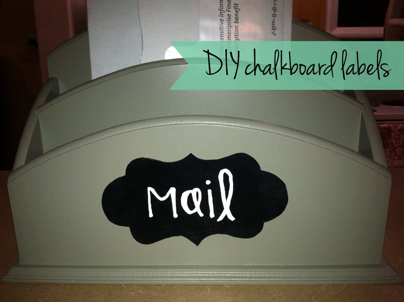 Thrift and Craft It: DIY Chalkboard Labels