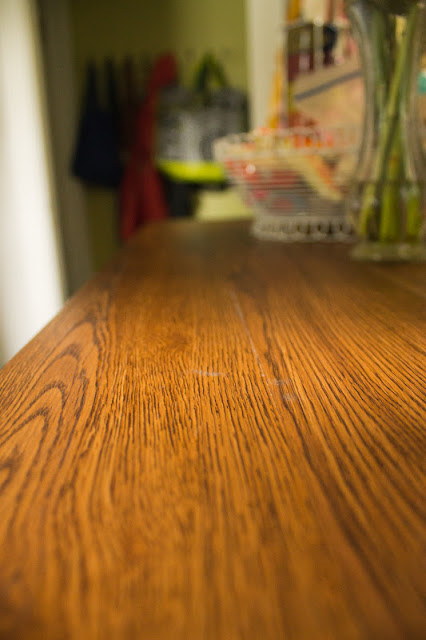 Musings of a Mrs.: Thrifted Kitchen Counter Table