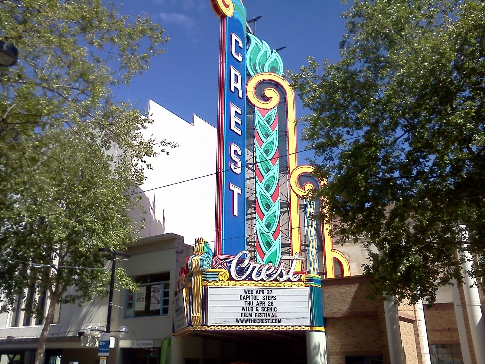 Hey Mom, Look Where I Am Today: The lovely Crest Theater in Sacramento