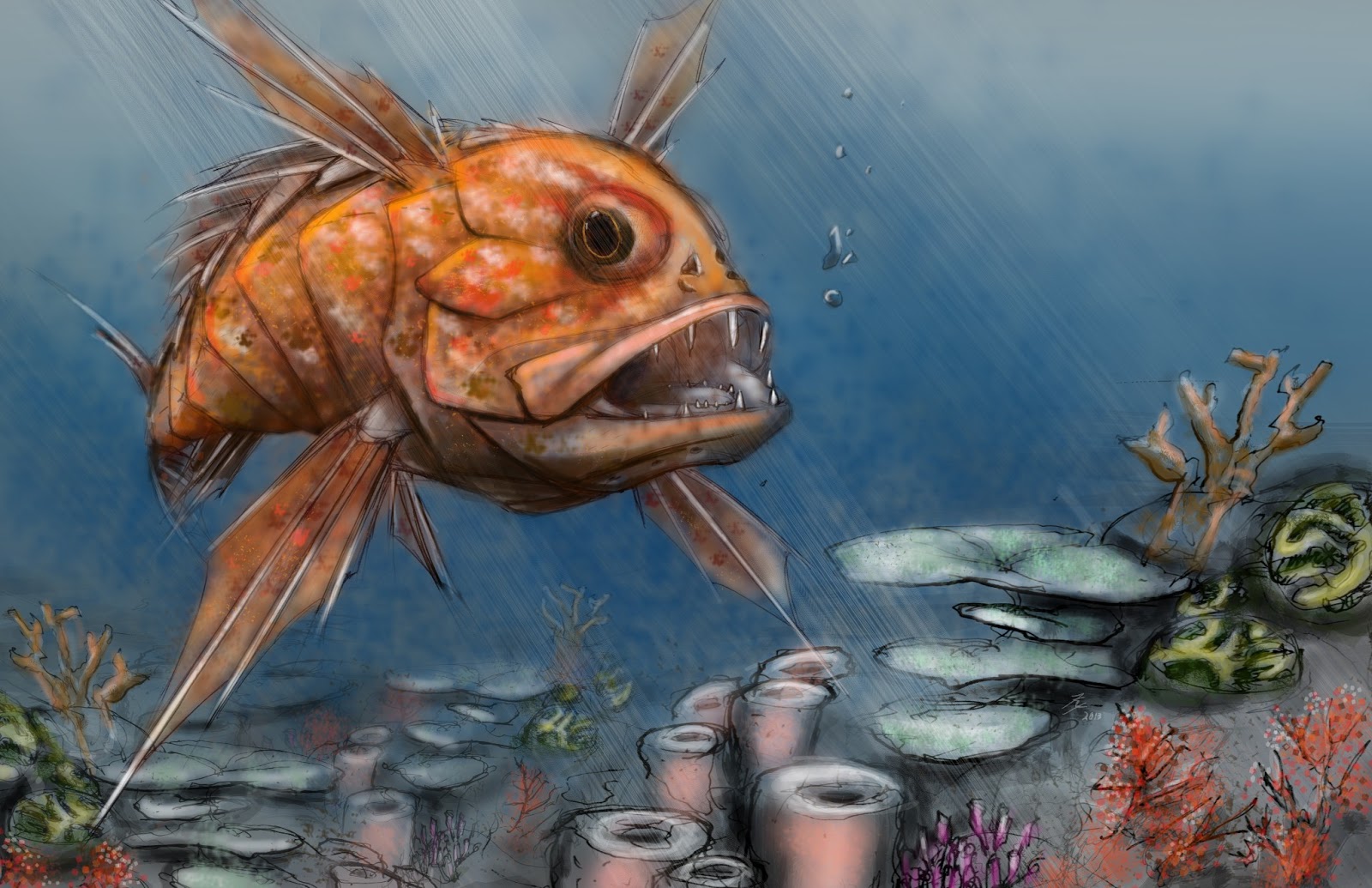 Angler Fish Concept Art