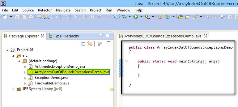 Selenium-By-Arun: 223. Handling ArrayIndexOutOfBoundsException
