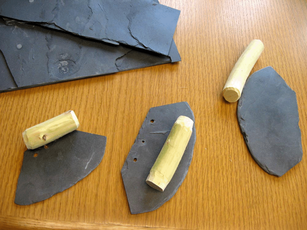 Elfshot: Chipped Slate Ulu Preform