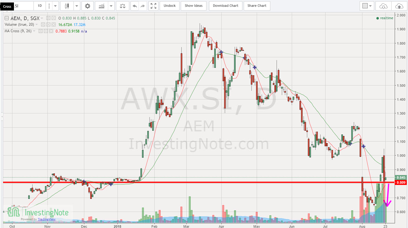 Singapore Shares Information: AEM
