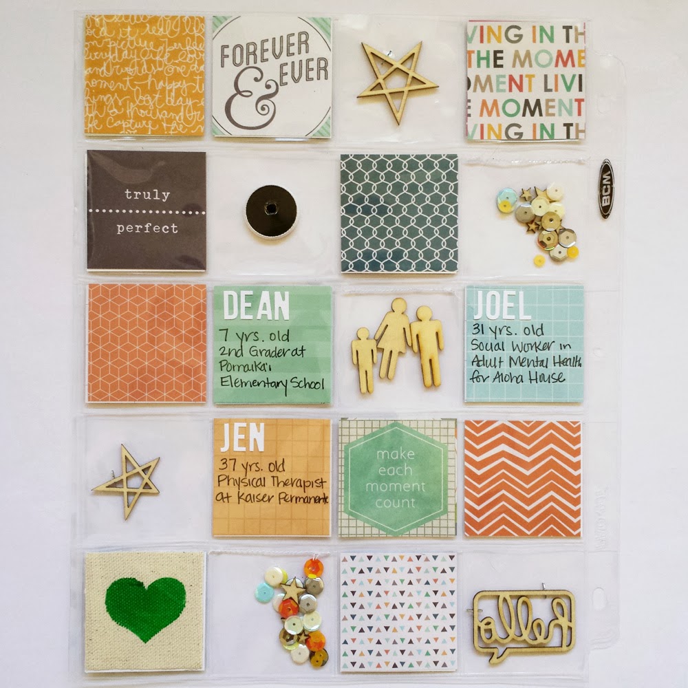 JenTapler Designs: Project Life 2014 Cover Page and Week 1