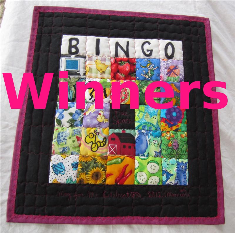 Crafty Sewing Quilting May For Me BINGO WINNERS crafty-sewing-quilting-may-for-me-bingo-winners