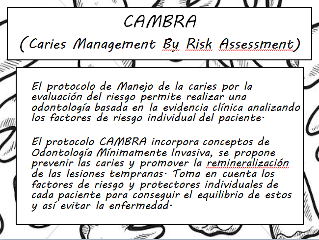Integral 2015 Dra. Cerda: Control de caries según riesgo y CAMBRA
