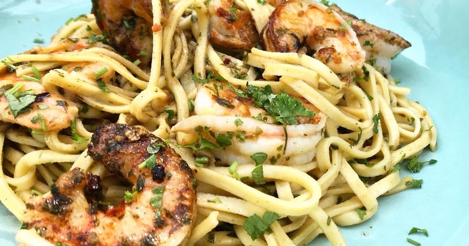 Tijgergarnalen met lookboter