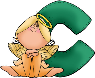 Abecedario con angeles para imprimir-Colorear dibujos,letras ...