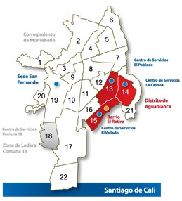 Cali, un mundo de historias : Comunas y barrios
