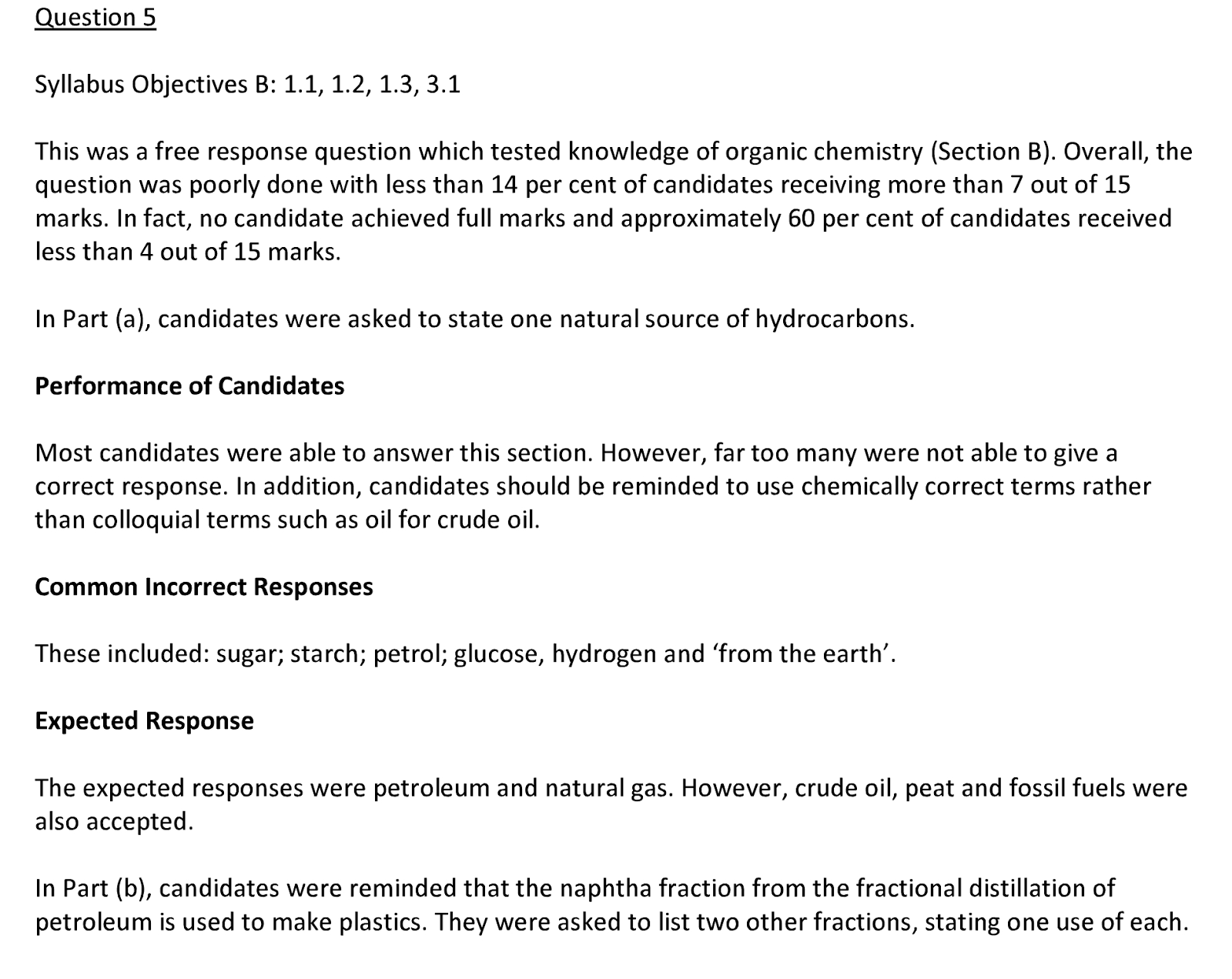 CXC Chemistry - Answers And Support: CSEC Chemistry Organic Chemistry ...