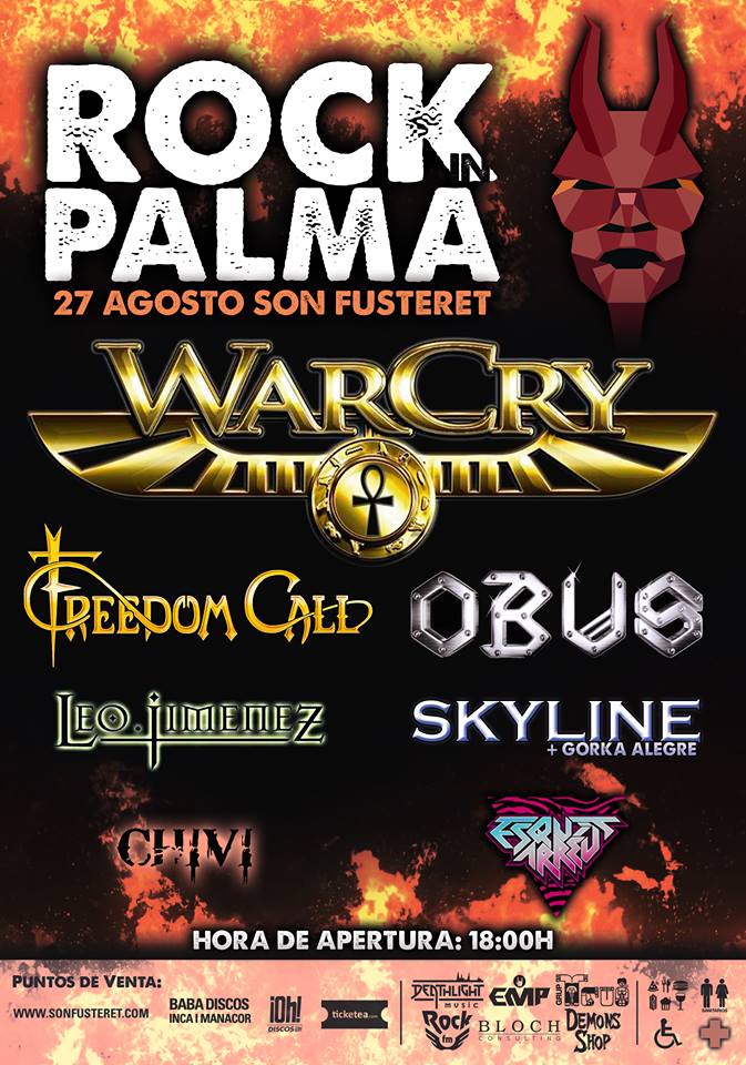Baquetas y Púas: Rock in Palma 2016