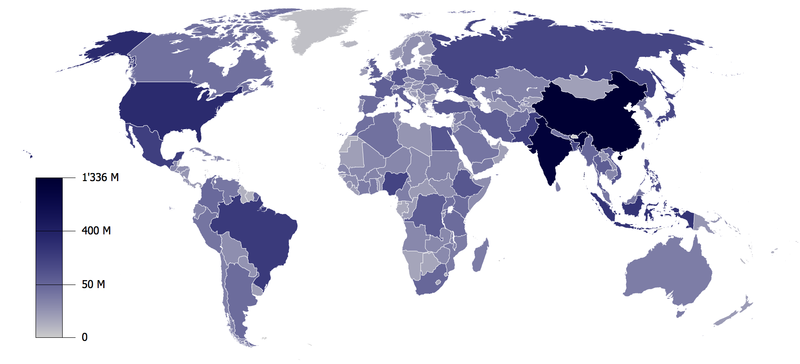 Geografi: Världens befolkning