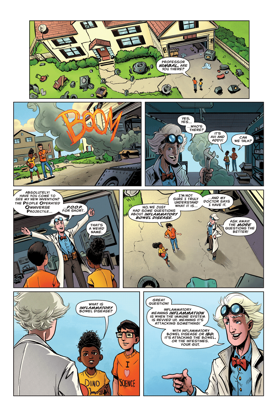 PROFESSOR NIMBAL - A New Comic Exploring Inflammatory Bowel Disease (IBD)