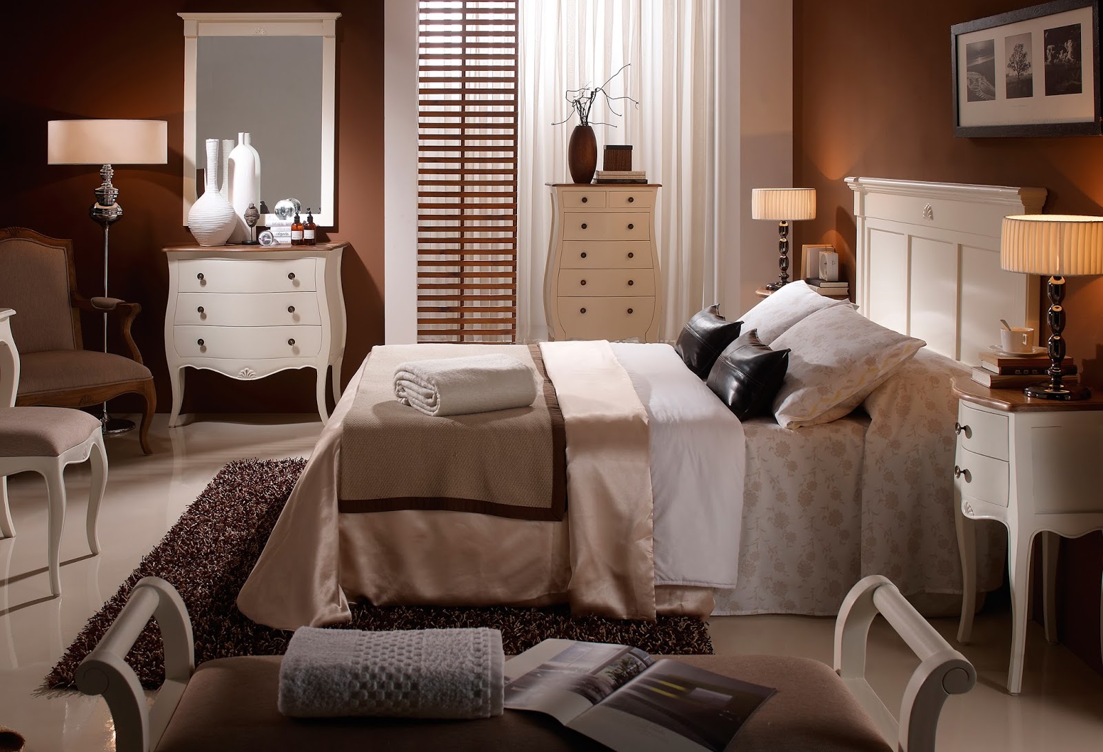 Muebles de Dormitorio: DORMITORIOS EN COLOR BLANCO