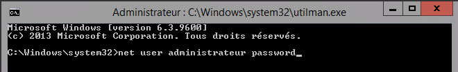 Changer le mot de passe de l’administrateur local sur une machine Windows