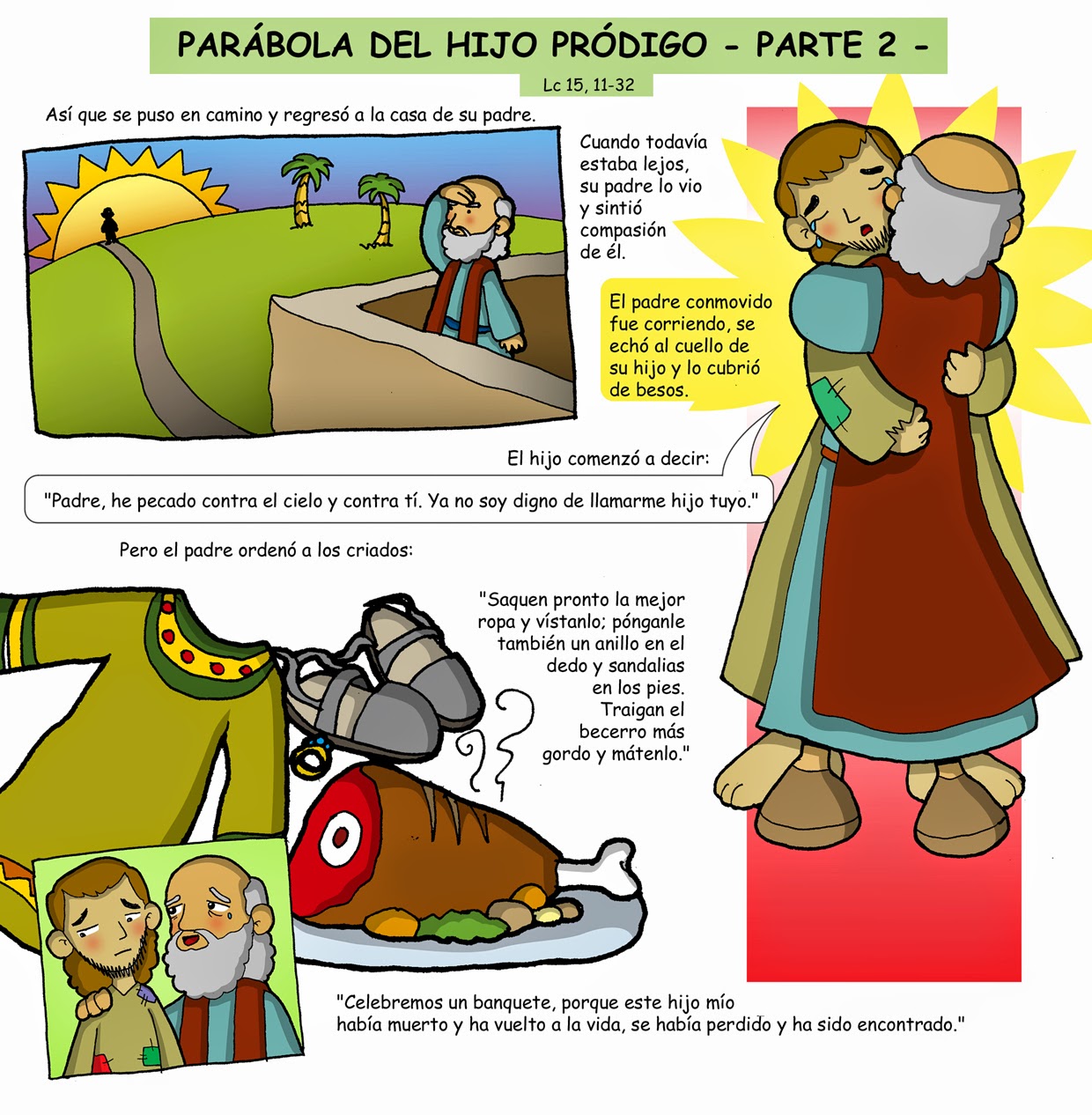 ReliArtes: Parábola del hijo pródigo (dibujo) ReliArtes: Parábola del hijo pródigo (dibujo)